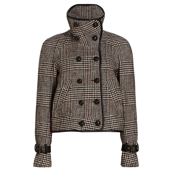 Veronica Beard | Jackets & Coats | Veronica Beard Mirko Doublebreasted Houndstooth Jacket | Poshmark